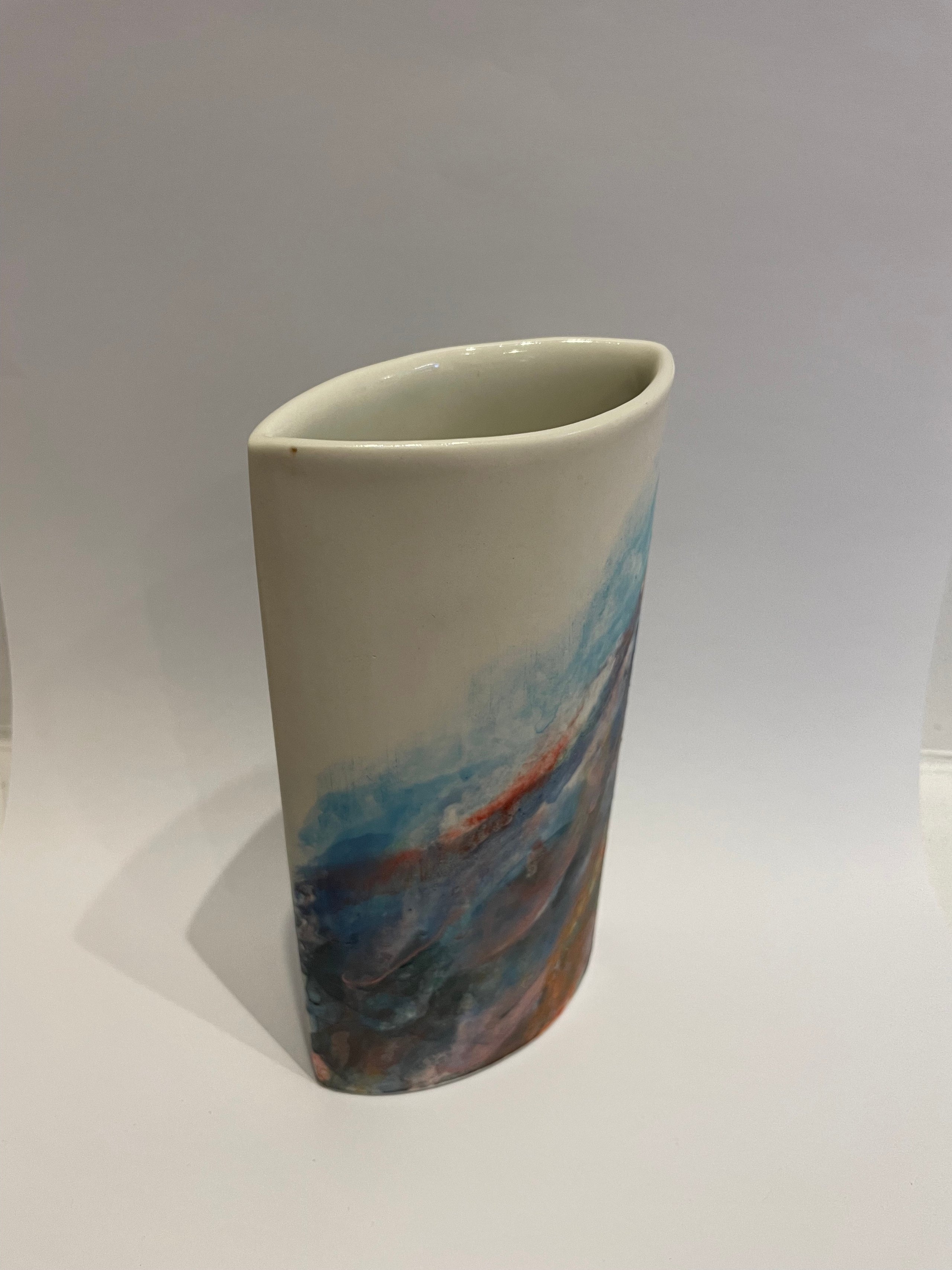 Bernadine Alting: Porcelain Ellipsoid Vessel | Design Tasmania Bernadine Alting: Porcelain Ellipsoid Vessel | Design Tasmania