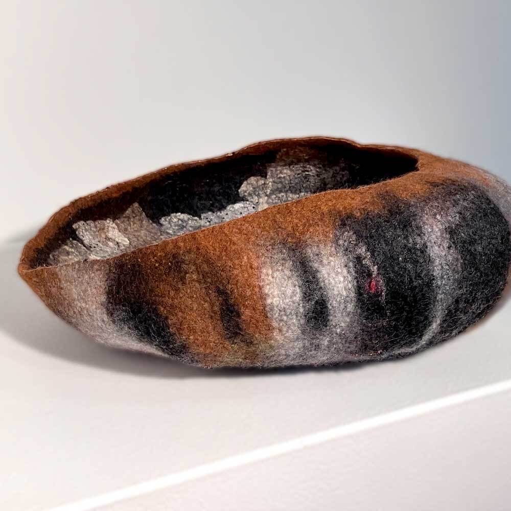 Hand Felted 'Exposed' by June Hope | Design Tasmania